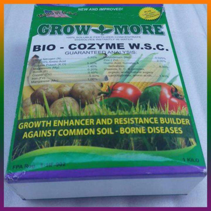 Grow More BIO COZYME W.S.C. Fertilizer FPA REG. 1-1IF-902 | Lazada PH