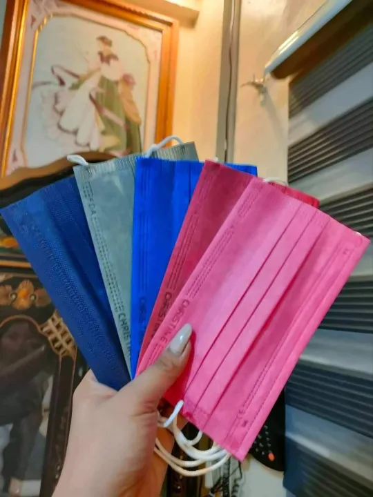 50 PCS DISPOSSABLE FACEMASK [FDA APPROVED] CHRISTINE DISPOSABLE MASK 3 ...