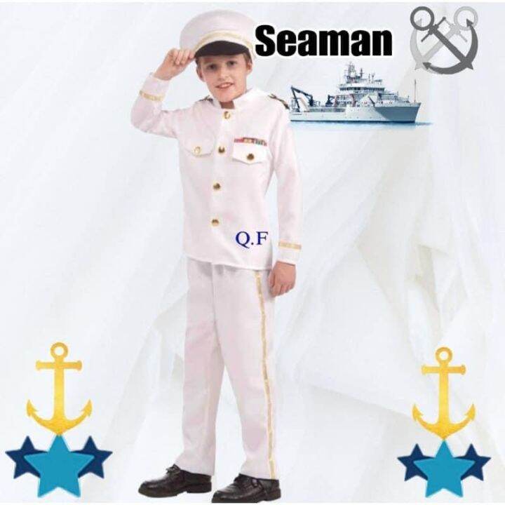 Seaman boy Costume for kids(3-9yrs) | Lazada PH
