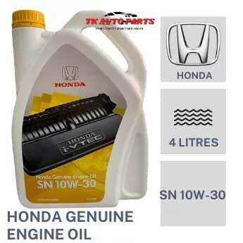 HONDA GENUINE ENGINE OIL SN 10W-30 4 LITRES | Lazada