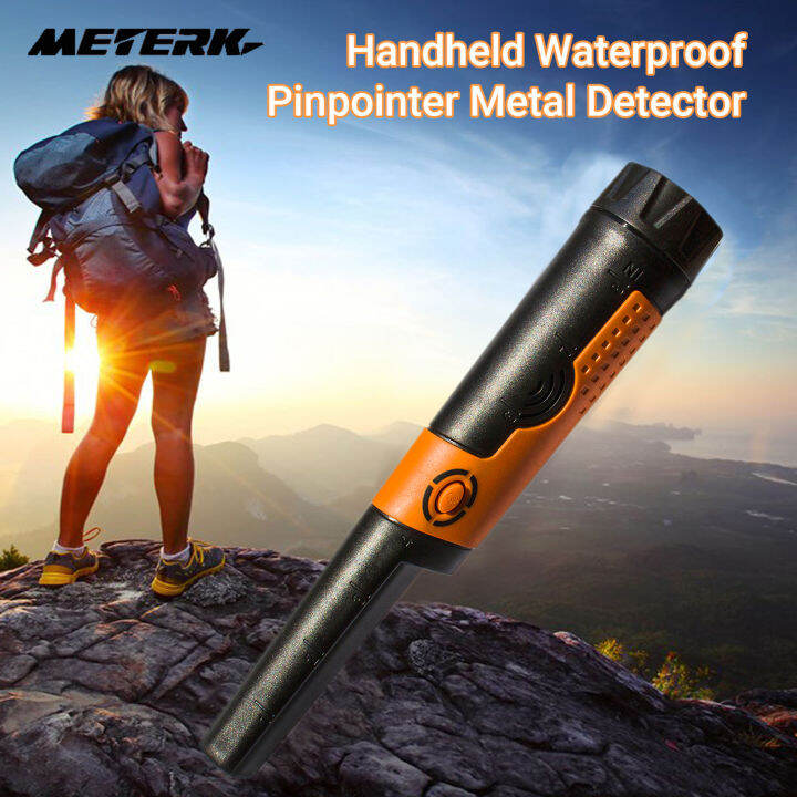 Meterk แถบเครื่องตรวจจับโลหะใต้น้ำแบบมือถือโลหะเครื่องตรวจจับกันน้ำได้ ...