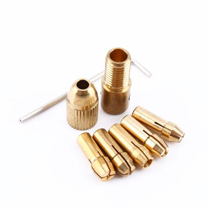 8pcs 0.5mm-3mm Small Electric เจาะ Bit Collet Micro Mini Twist เจาะ ...