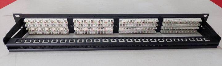 CAT 6 UTP Patch Panel Dual Type IDC 48 Port with two cable manegement ...