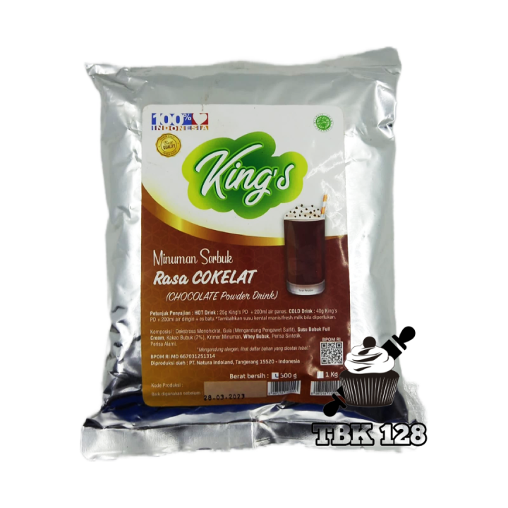 MINUMAN BUBUK KING'S COKLAT 500 GR / POWDER MINUMAN / CHOCOLATE POWDER ...