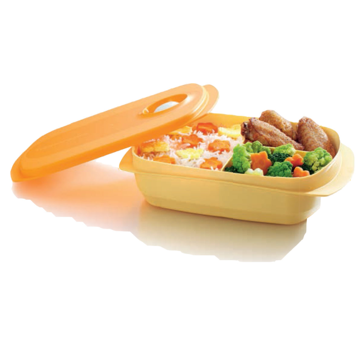 Tupperware Rectangular Divided / Without Divided Lunch Box 1.0L / 1L ...