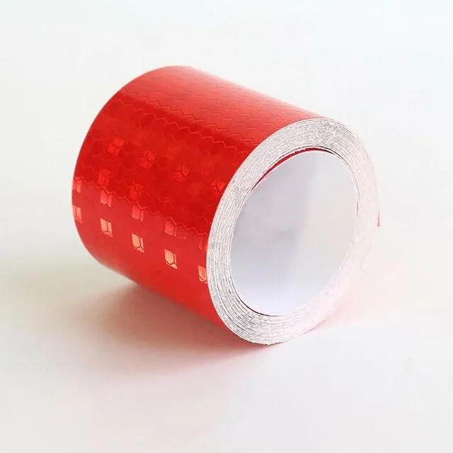 3m/roll Car Reflective Tape Fluorescent Reflective Warning Tape ...