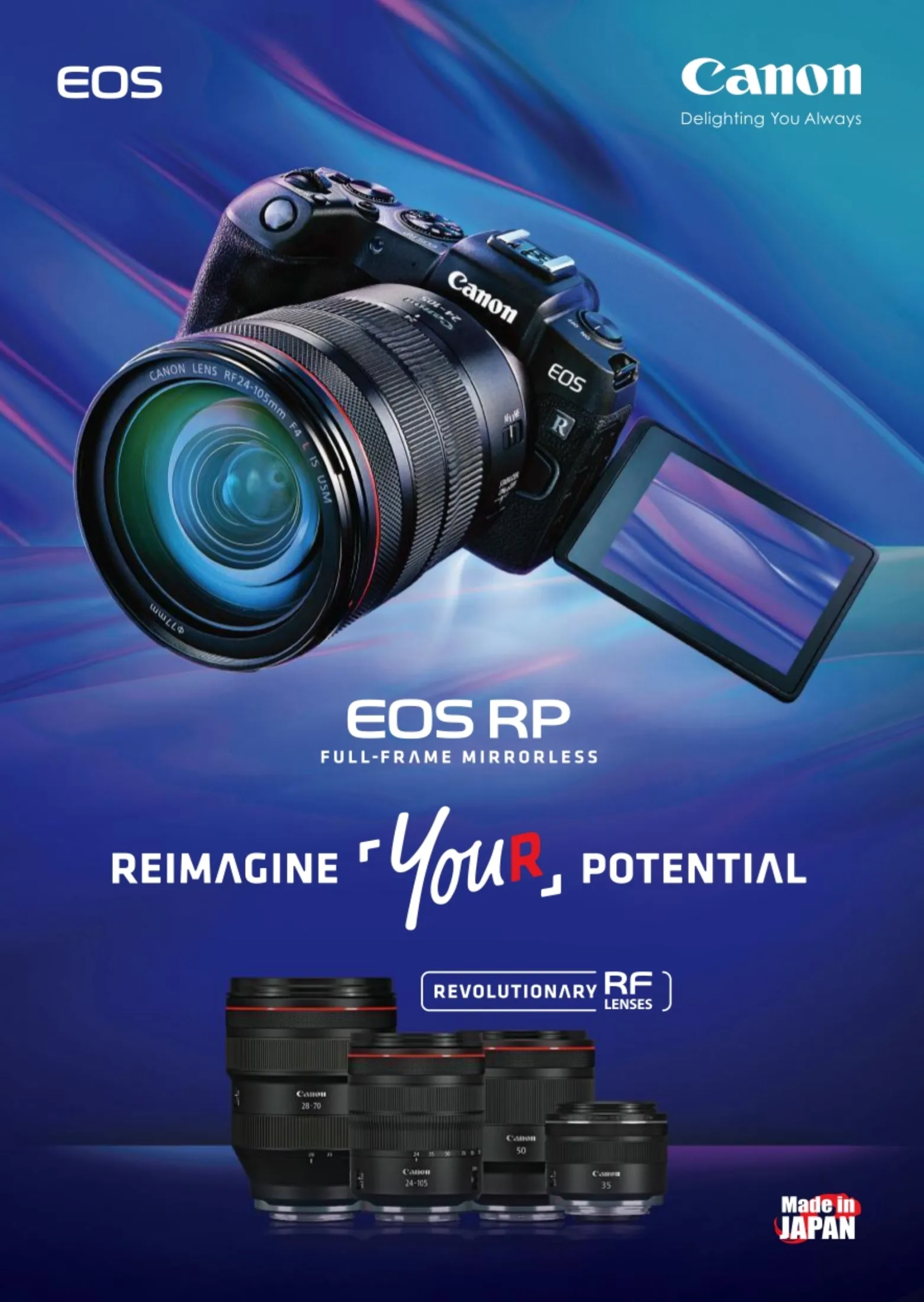 Canon EOS RP Digital 4K UHD Mirrorless Camera (Body Only) with AF MF F ...