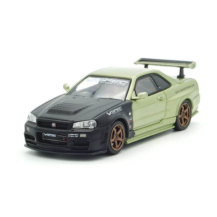 iNNO 64 1/64 Nissan Skyline GT-R (R34) M-Spec Nür Tuned by Nismo Omori ...