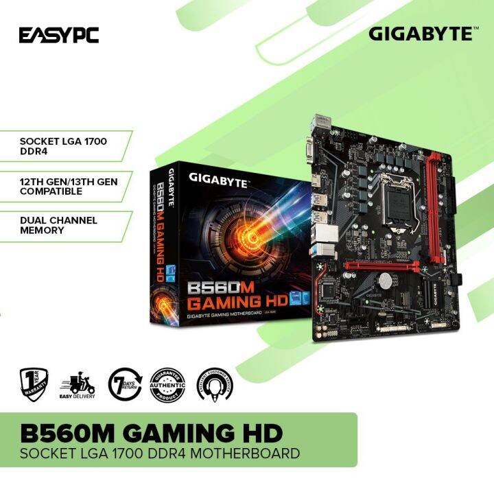 EasyPC | Gigabyte B560M GAMING HD Socket LGA 1700 Ddr4 Motherboard ...