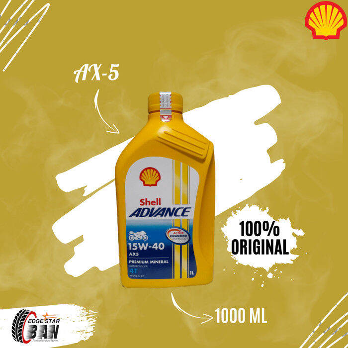 OLI MOTOR SHELL ADVANCE AX 5 - 1L OLI MOTOR BEBEK | Lazada Indonesia