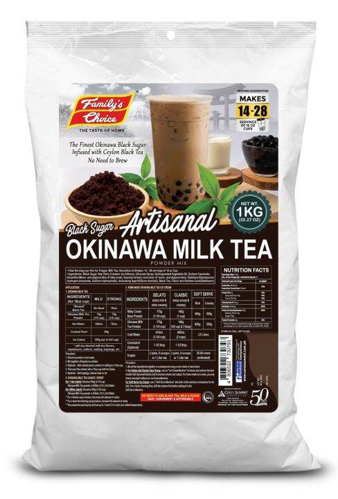 Familys Choice Artisanal Okinawa milktea powder 1kg shake frappe ...