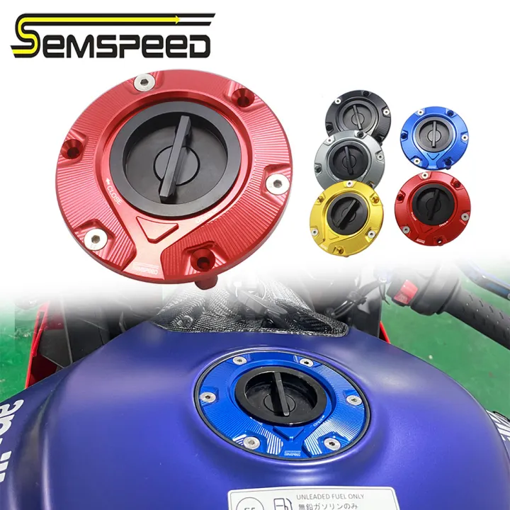 SEMSPEED Motorcycle Gas Oil Fuel Tank Petrol Cover For Aprilia RS660 RS ...