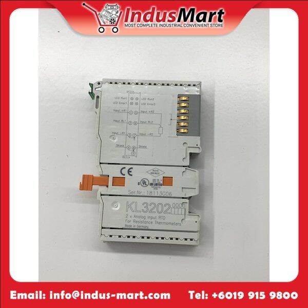 [Refurbish] BECKHOFF KL3202 2-CHANNEL ANALOG INPUT TERMINAL | Lazada