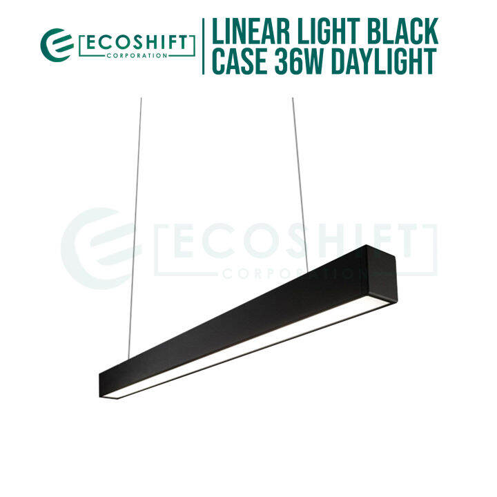 Ecoshift 36W 48W LED Pendant Light Black Linear Light | Lazada PH