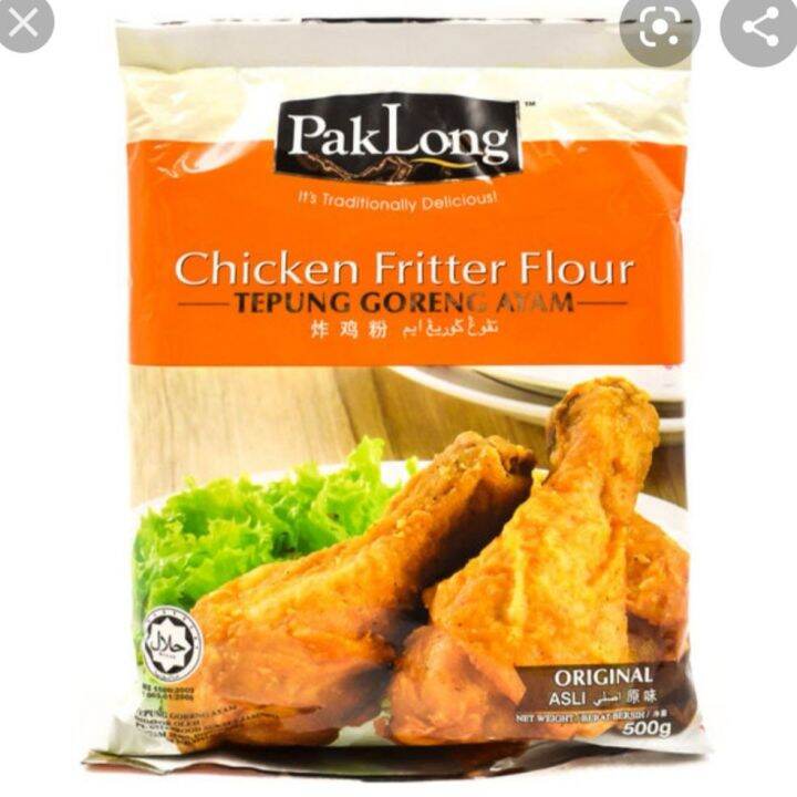 PakLong Chicken Fritter Flour 【Original】 500g | Lazada