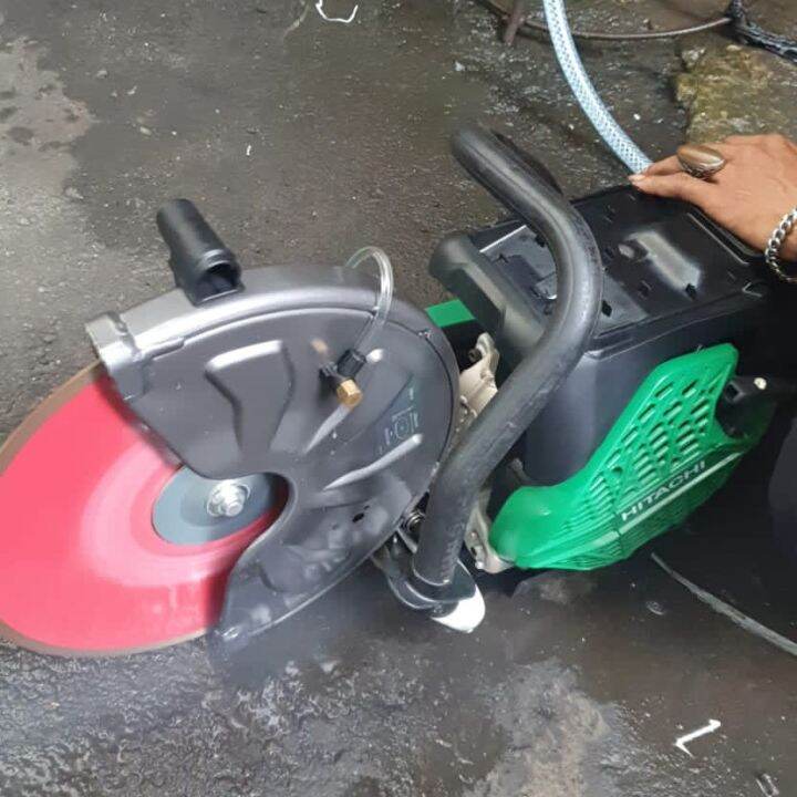 Concrete Cutter Engine 2 tak HITACHI CM 75 EBP mesin potong beton 75cc ...