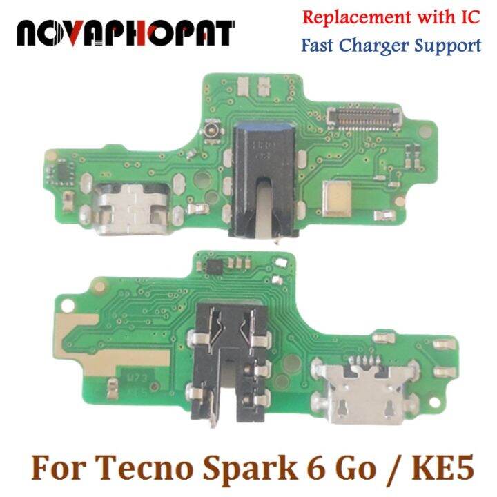 Novaphopat For Tecno Spark 6 go KE5 KE5J Ke5k USB Dock Charging Port ...