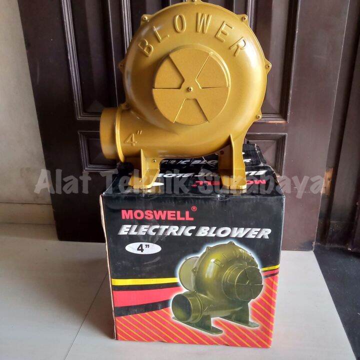 ELECTRIC BLOWER MOSWELL 4" INCH MESIN ALAT TIUP BLOWER KEONG ELEKTRIK ...