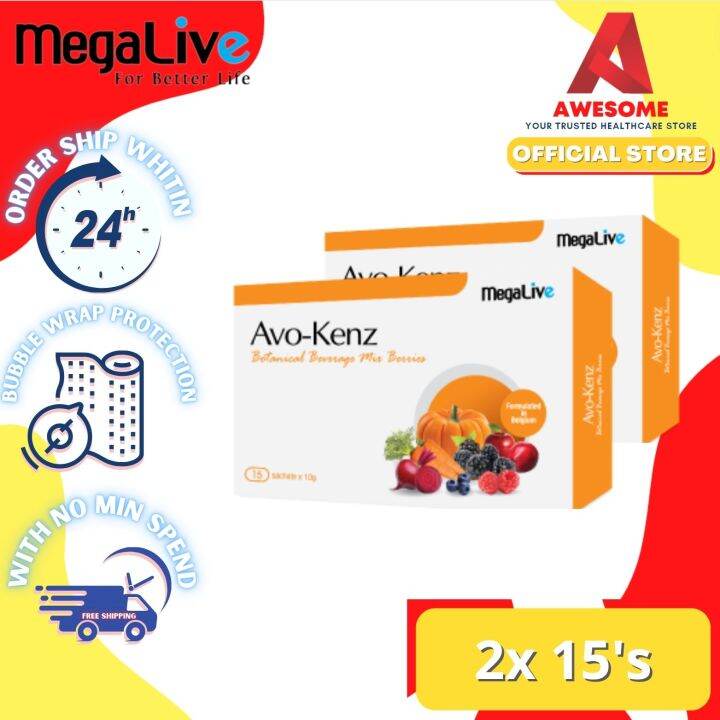 MegaLive Avo-Kenz (1 box 15'S/ 2 boxes x 15'S) | Lazada