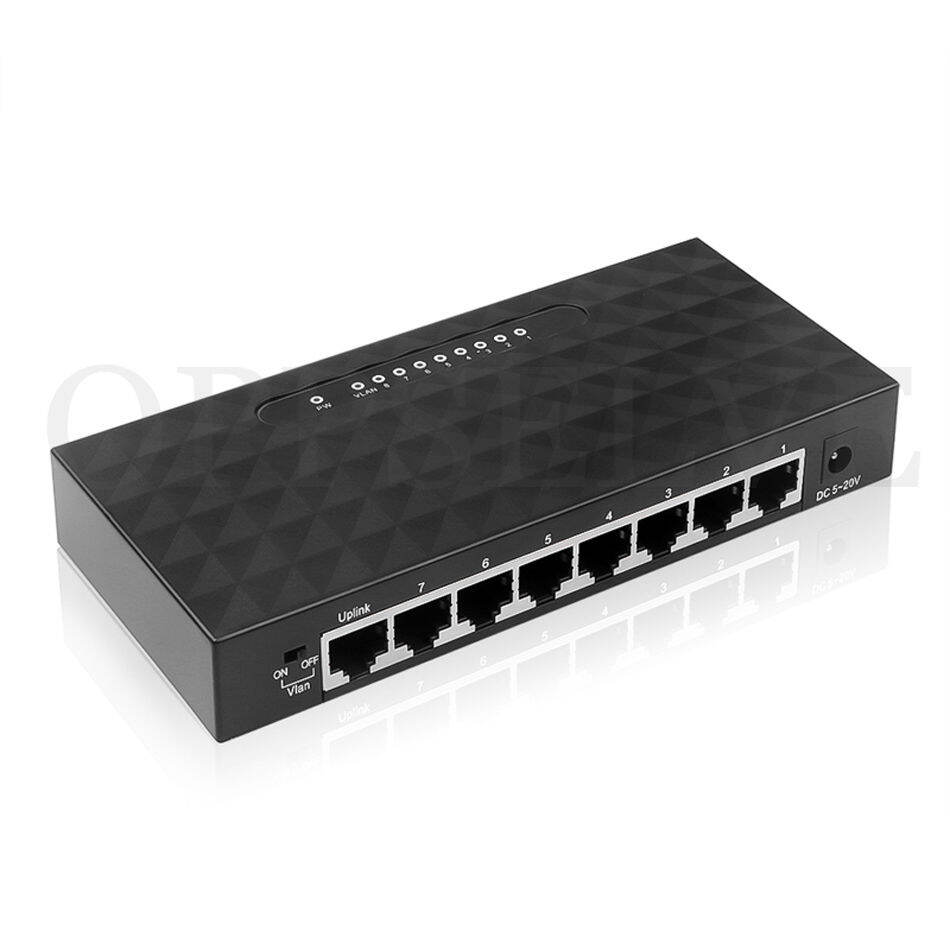8Port Gigabit Network Switcher Lan Hub High Performance Ethernet Smart ...