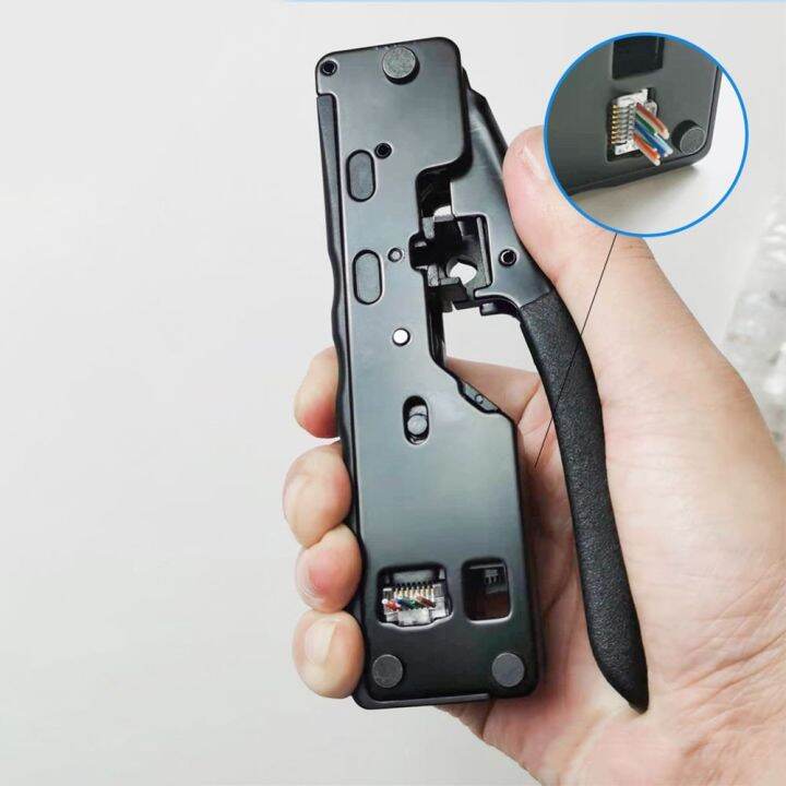 BG9T RJ45 Cat6 Cat7 Cable Stripper Network Tools Pressing Clamp Tongs ...