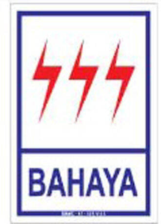 TNB Bahaya Signage pc material uv printed | Lazada