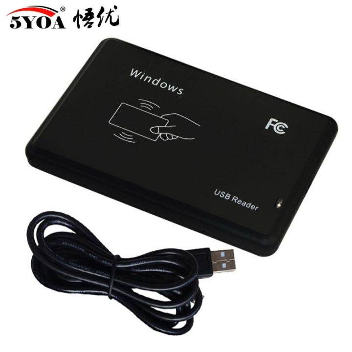 RFID Reader USB Port EM4100 TK4100 125khz ID Contactless Sensitivity ...