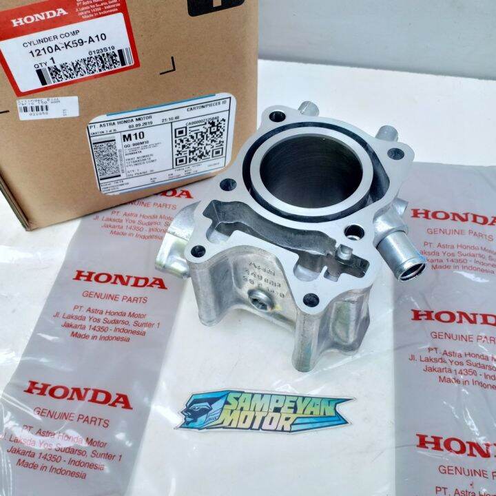 Block Blok Cylinder Silinder Only Honda Matic Vario 150 Orisinil AHM ...