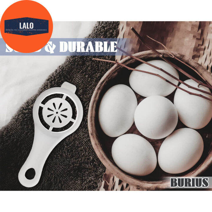 【LalO】Hand held Egg Separator Tool Egg White Yolk Seperator Divider ...