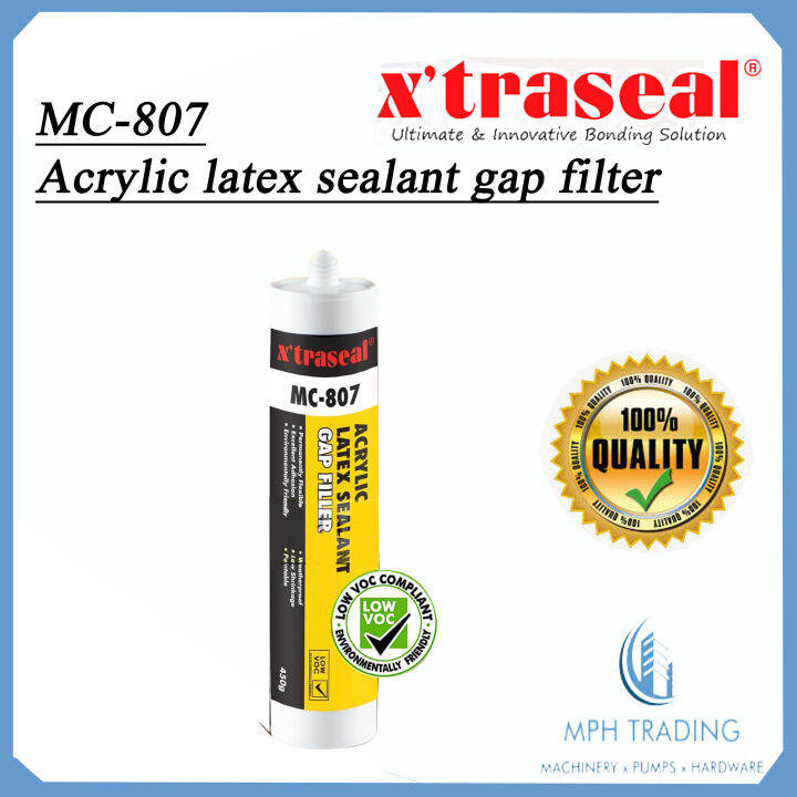 X'TRASEAL XTRASEAL MC-807 ACRYLIC LATEX SEALANT-GAP FILLER | Lazada