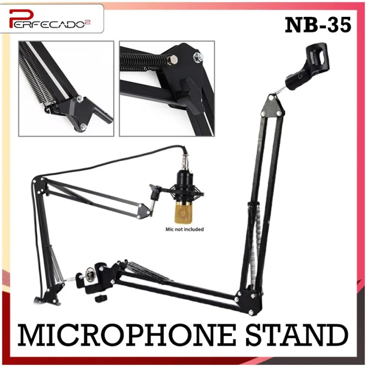 NB-35 Professional Recording Microphone Stand Suspension Flexible Arm ...