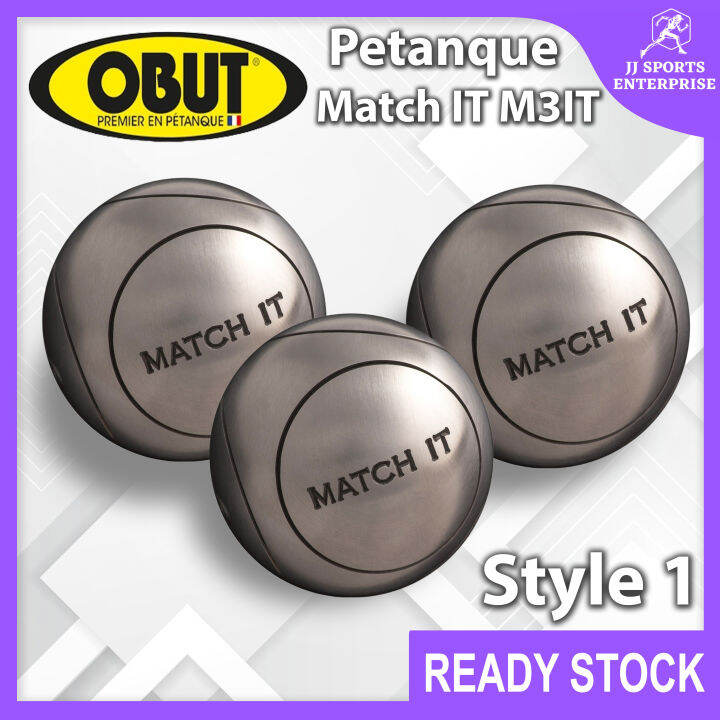 OBUT Petanque Boules Match IT M3IT Style 1 Competition Jack Bola Target ...