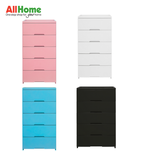 URATEX Store It Drawer with Big Drawers 5 Layer (Blue, Pink, Black ...