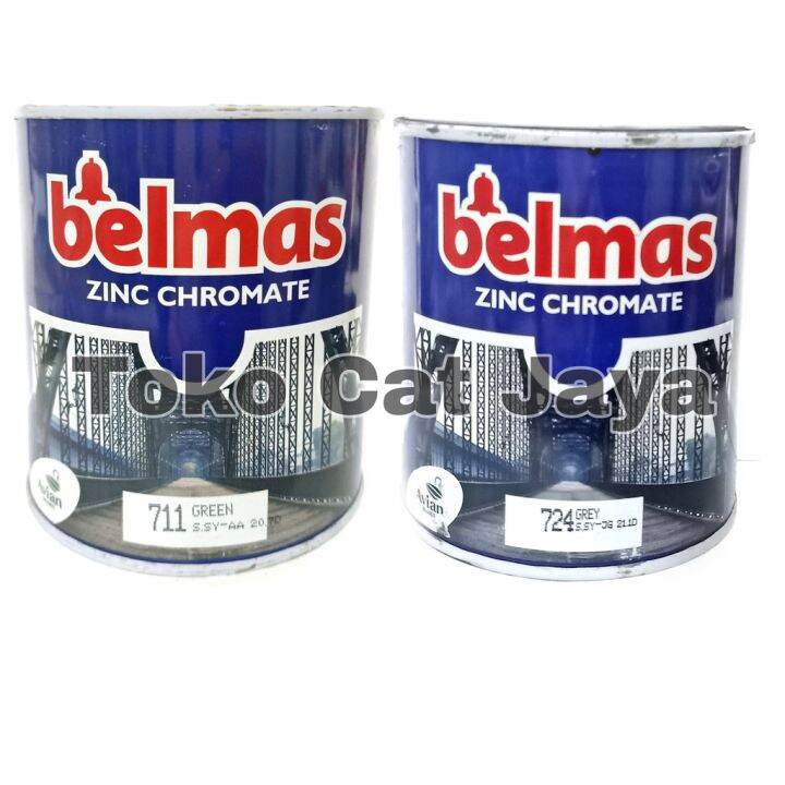 MENI BESI BELMAS ZINC CHROMATE 1kg / Anti Karat Hijau Abu | Lazada ...