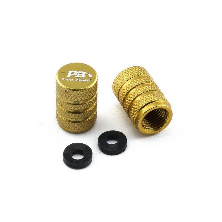 Pro-Bolt จุกปิดเติมลมยางอลูมิเนียม มีสกรีนโลโก้ PB | Lazada.co.th