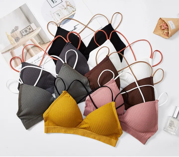 B-809 🌻[24SHOP] ครอปบรา ทรูโทน สุดเก๋ ชุดชั้นใน บราแฟชั่น สปอร์ตบรา ครอปบราแฟชั่น ครอปบราสาย ...