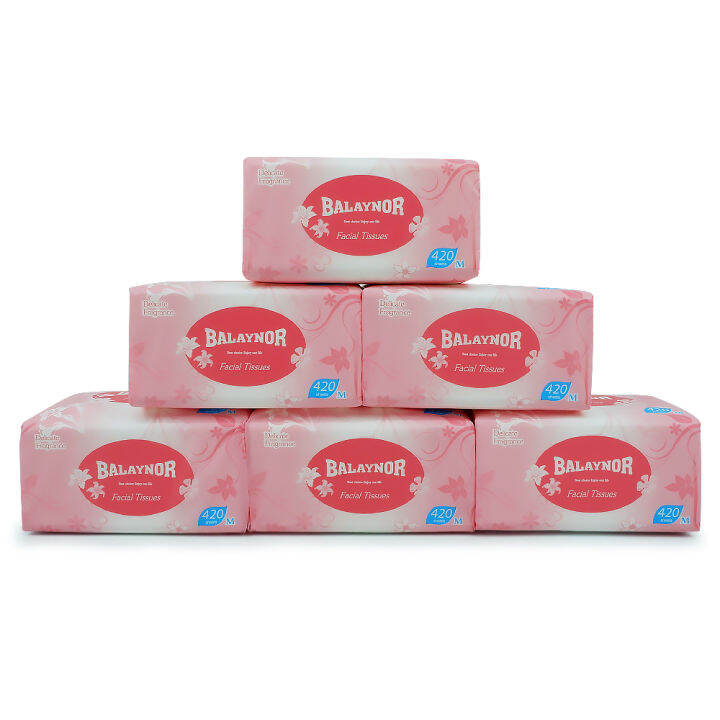 Balaynor 3-Ply Native Wood Pulp Facial Tissue Paper Towel 420 Sheets ...