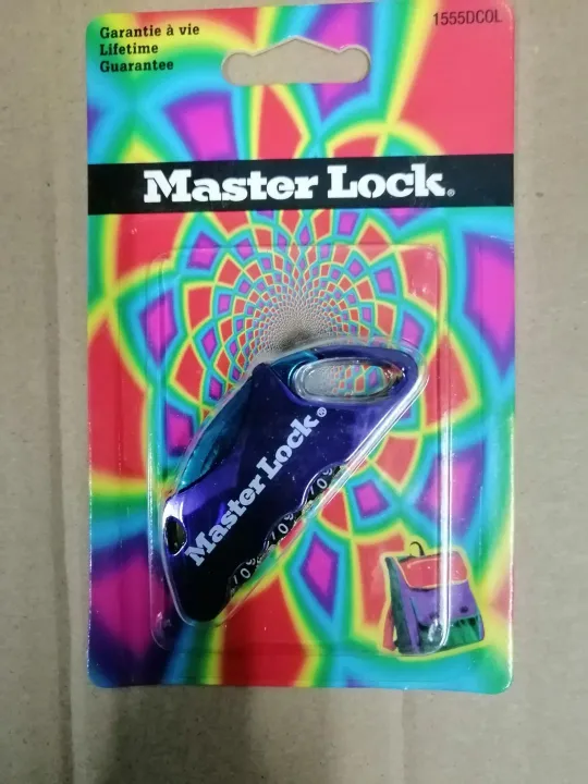 Master Bag Combination Lock 1555D Purple | Lazada PH