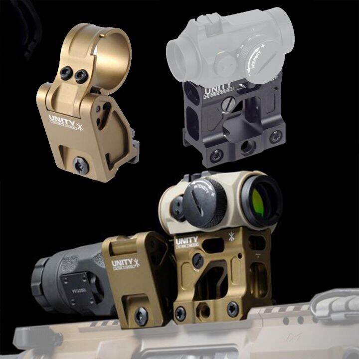Tactical UNITY Fast FTC Optic Scope Mount For T01 T02 Red Dot Sight Aim ...