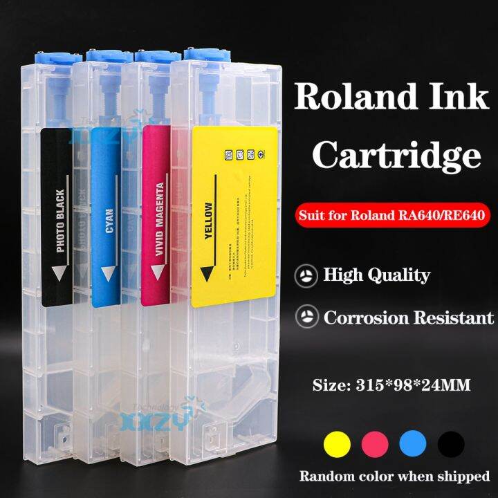 !! ตลับหมึกเติมสำหรับ Roland RA640 RE640เครื่องพิมพ์ที่มีตัวทำละลายเป็น ...