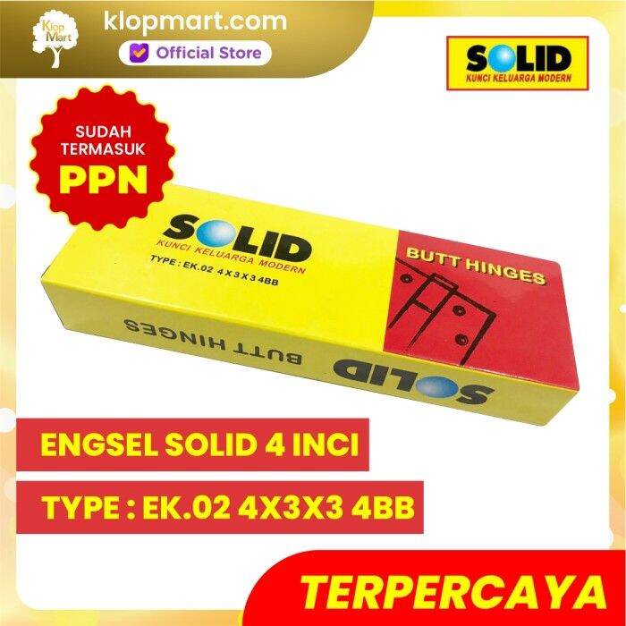 Solid Engsel Pintu 4 inch EK.02/Hinges Pintu Solid Uk. 4" | Lazada ...