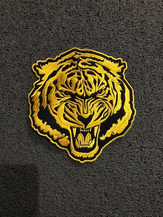 BACKPATCH BIGPATCH BORDIR EMBLEM HARIMAU EMBLEM AKSESORIS JAKET ROMPI | Lazada Indonesia
