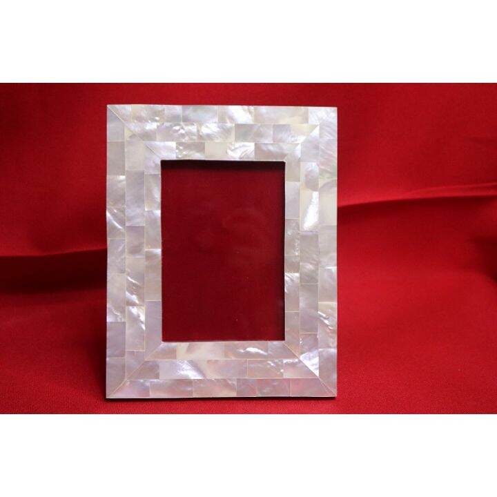 MOTHER OF PEARL PICTURE FRAME WHITE (MEDIUM) | Lazada PH