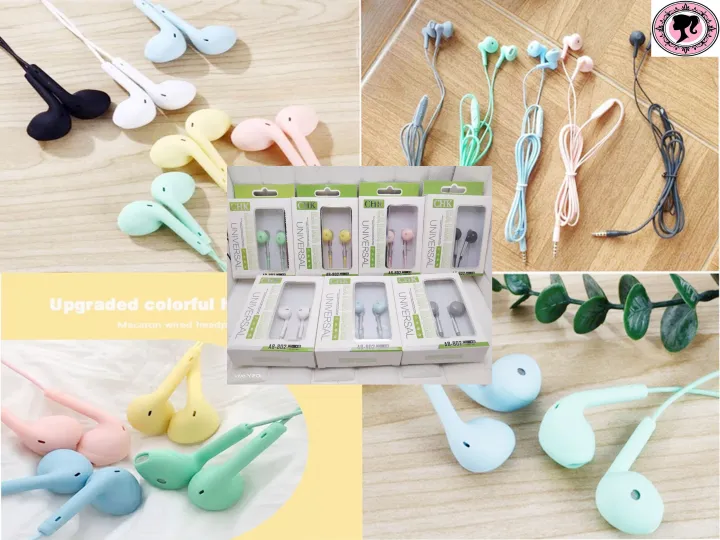 CHK MACAROON UNIVERSAL EXTRA BASS EARPHONE | Lazada PH