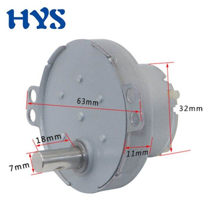 Hys Dc Motor 3v 5v 6v 12v 24v Gear Electric Motors 12 V Volt Speed ...