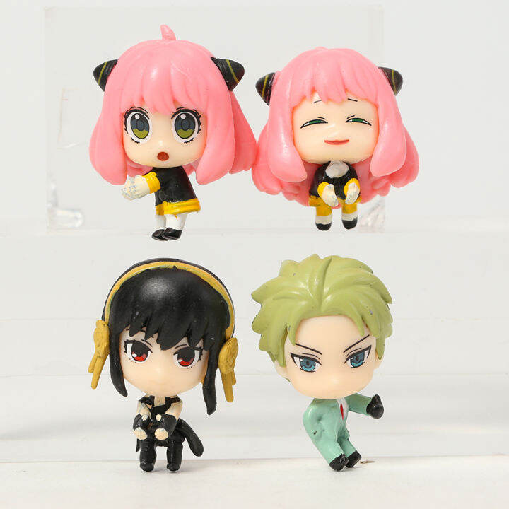 Spy x Family ANYA YOR LOID Hugcot Cable Accessory Complete Set of 4 PVC ...