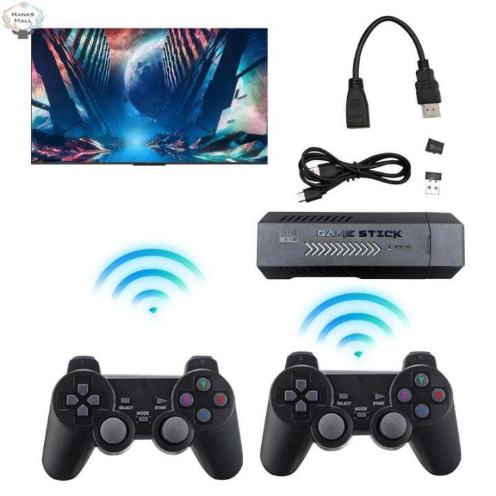 Gd10 X2 Plus 4k Hd Retro Tv Game Console Tv Gamestick 2.4g Wireless Dual Gamepads Controller ...