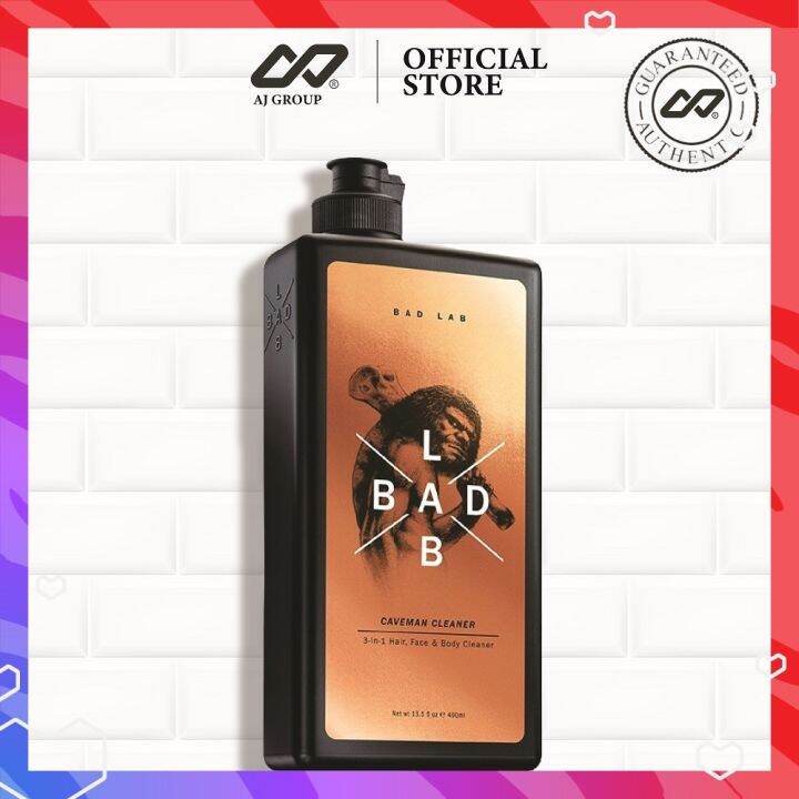 BAD LAB Anti-Aging Caveman Cleaner 3-in-1 Hair, Face & Body Cleaner (400ml) | Lazada