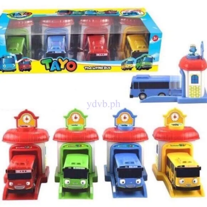 TAYO LITTLE BUS PUSH AND GO 4 IN 1 TAYO GANI LANI ROGI TOY BUSSES TOYS ...