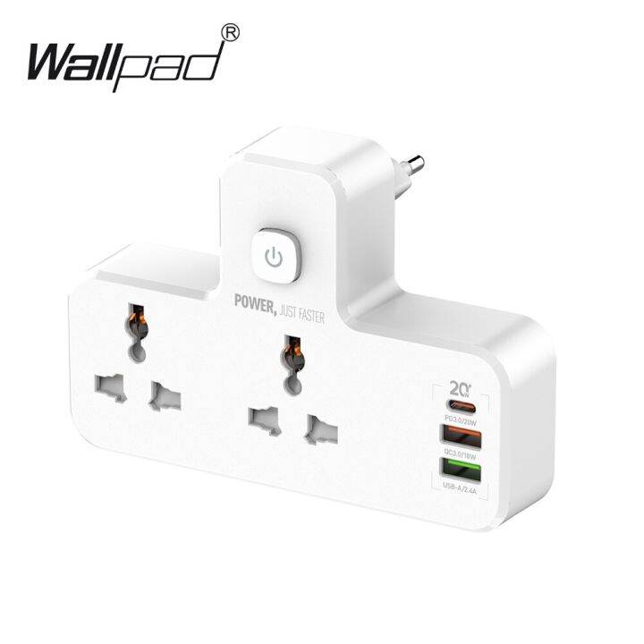 Super Quality Type C Universal Extension Socket with USB Quick Charge ...